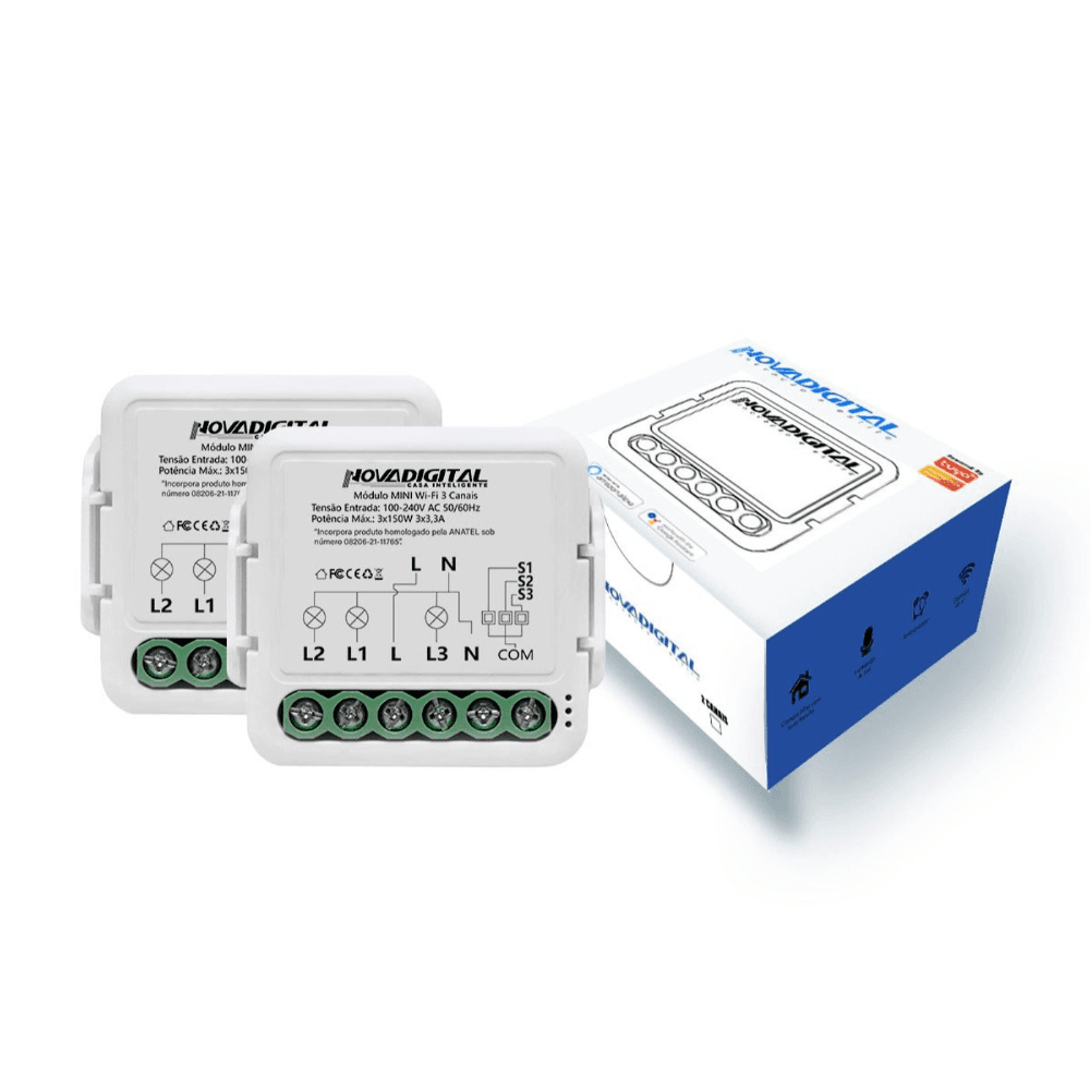 Interruptor Smart Novadigital Mini Relé Smart