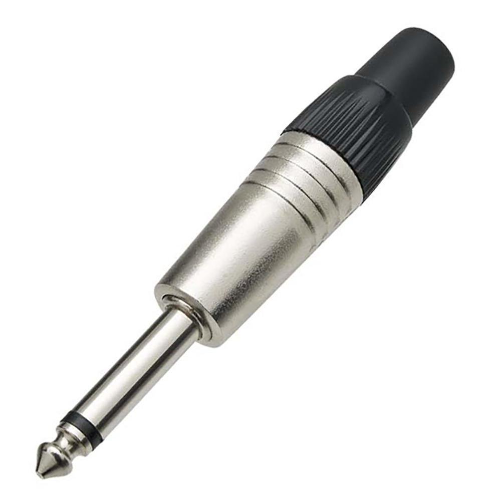 Cabo Plug P10 Metal Com Corpo Plástico Preto