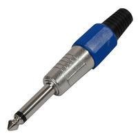 Cabo Plug P10 Mono Metal Azul KaBuM