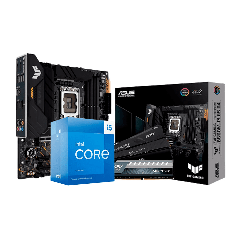 Kit Upgrade Alligator Gaming, Intel I5 13400 3.5GHz + Placa-Mãe Asus ...