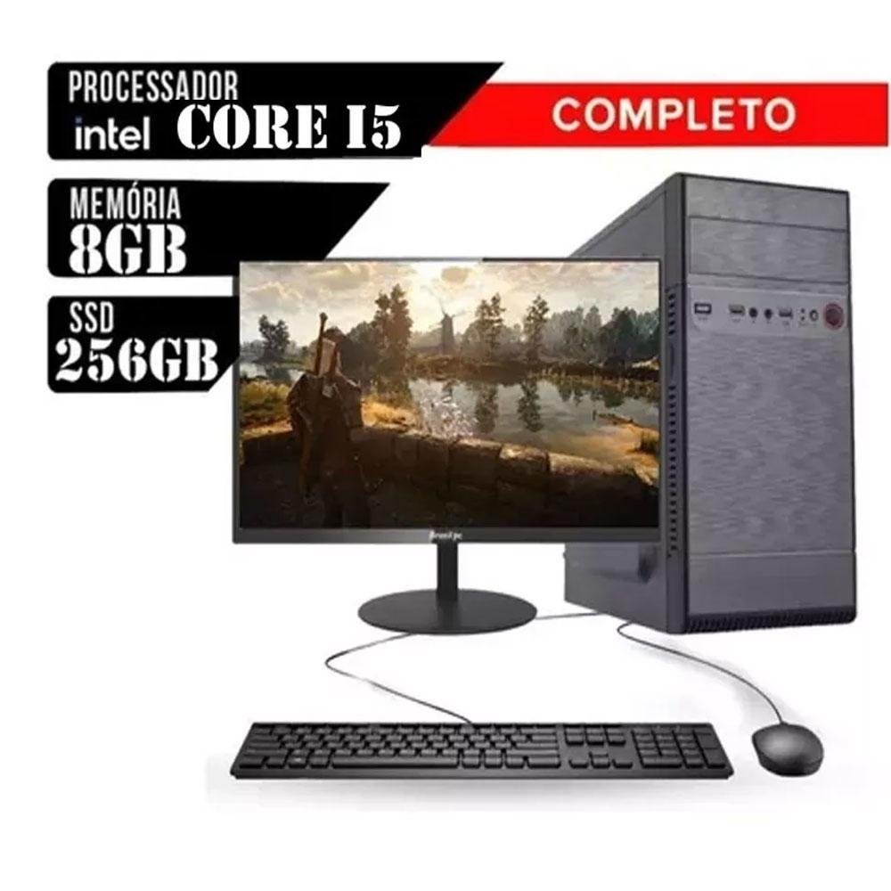 Computador Completo Brazilpc, I5, 8GB RAM, SSD 256GB, Linux, Teclado ...
