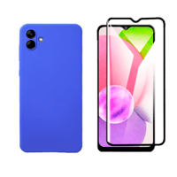 Capa Samsung Galaxy A04, Azul-bic + Película | KaBuM!
