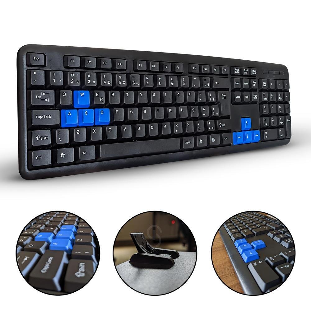 Teclado B-max Padrão Abnt2 Resistente | KaBuM!