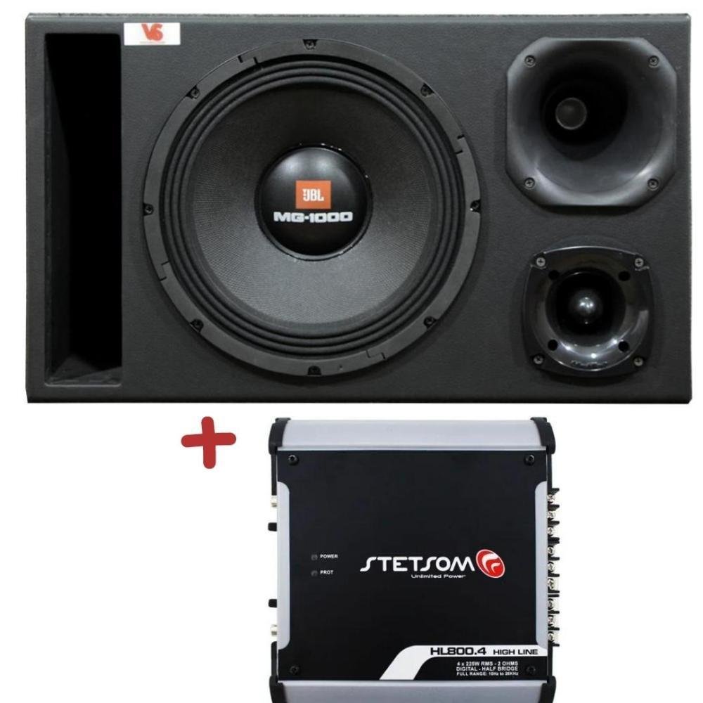 Caixa Trio Vinisound 12'' Jbl 12mg1000 | KaBuM!