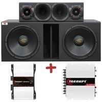 Caixa Trio 12 Polegadas Eros E-450, Corneteira Hinor | KaBuM!