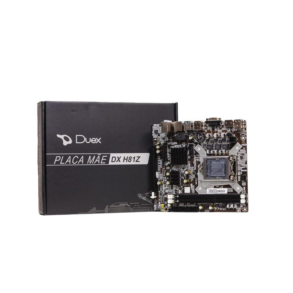 Placa Mãe Duex, Dx-h81z, Intel lga 1150 | KaBuM!