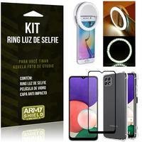 Kit Armyshield Samsung A22 5g Flash Ring KaBuM