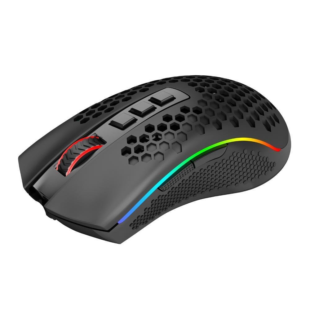 Mouse Gamer Redragon Storm Pro Preto M808KS KaBuM
