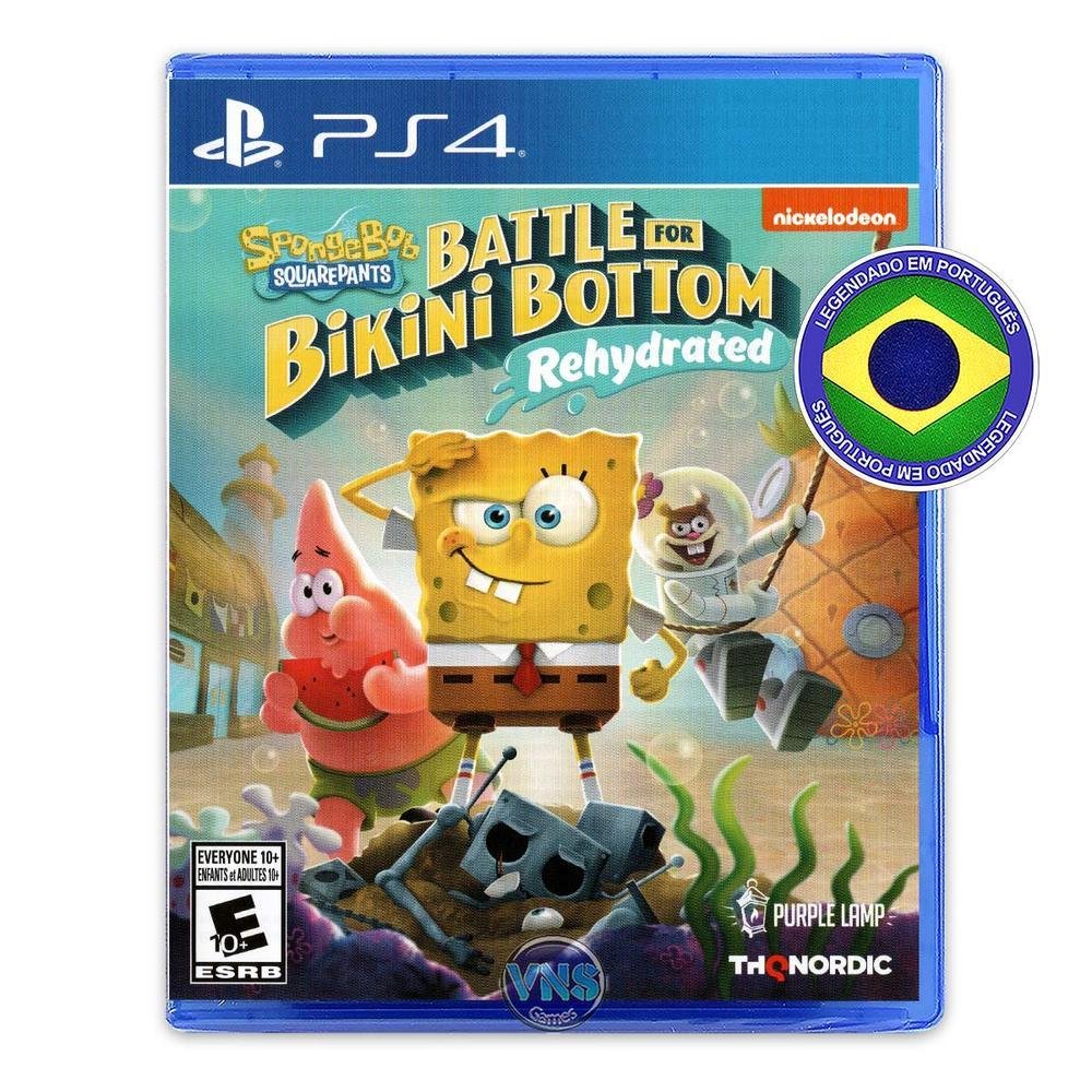 Spongebob Squarepants: Battle For Bikini Ps4 | KaBuM!