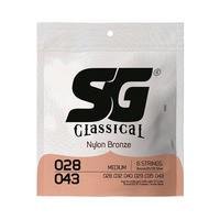 Encordoamento Sg Strings Nylon P/ Violão 28/43 | KaBuM!