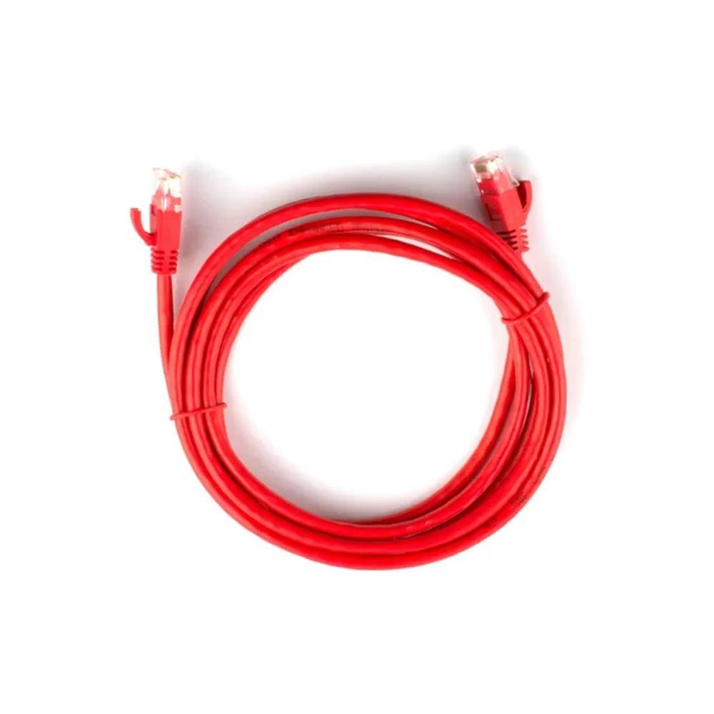 Patch Cord LK Cat.5e, 2.5 Metros, Vermelho | KaBuM!