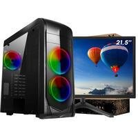 PC Gamer I7 8GB SSD 120GB + Monitor 21.5 | KaBuM!