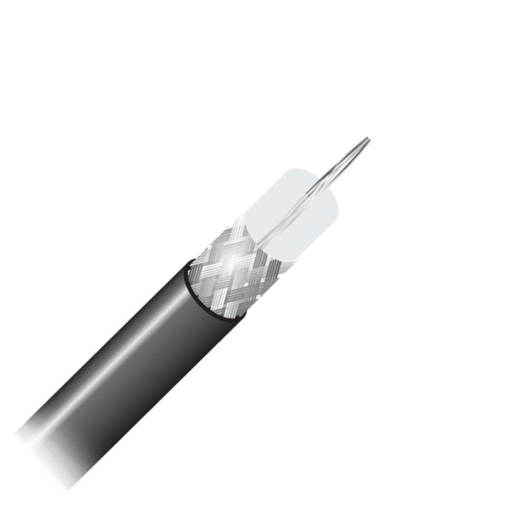Cabo Coaxial Cabletech 100M Preto Rg58 KaBuM