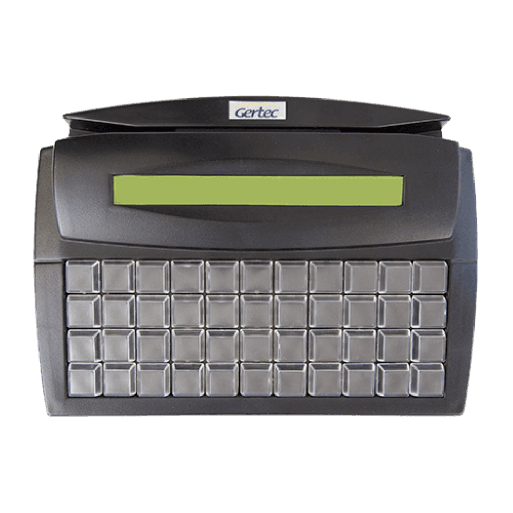 Teclado Gertec 44 Teclas, Display, Preto | KaBuM!
