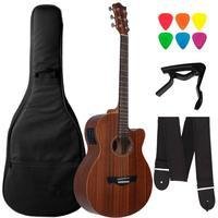 Kit Violão Tagima Dallas Mahogany + Acessórios | KaBuM!