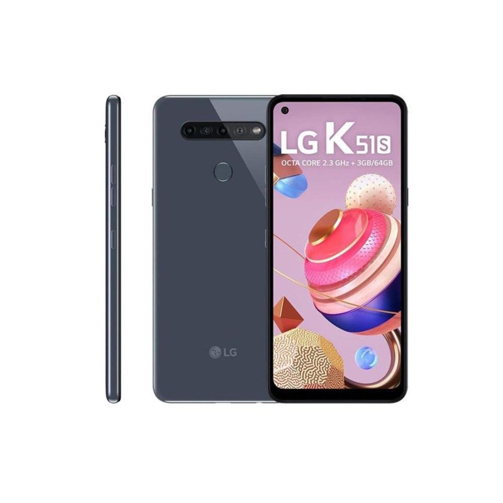 USADO Smartphone Lg K51s Titanium 64GB KaBuM