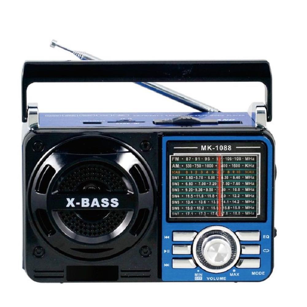 Rádio Portátil E Energia Usb KaBuM