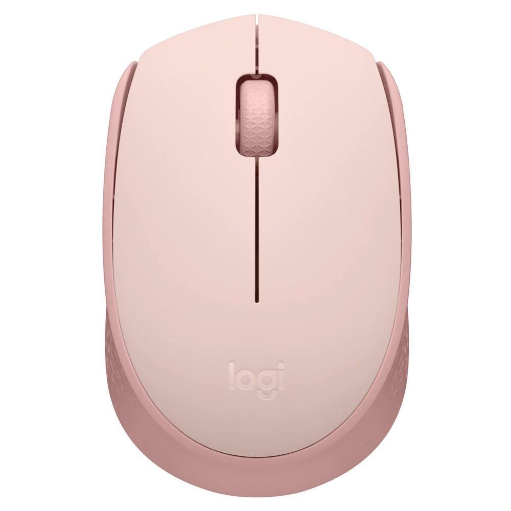 Mouse Logitech M170 Sem Fio Rosa KaBuM