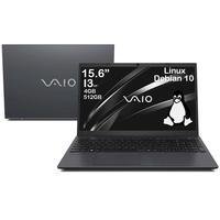 Notebook Vaio Fe15, FHD I3-1215u, 4GB, SSD 512GB, Linux Debian 10, Tela ...