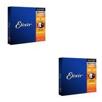 Kit Elixir 2 Encordoamentos Guitarra 009 | KaBuM!