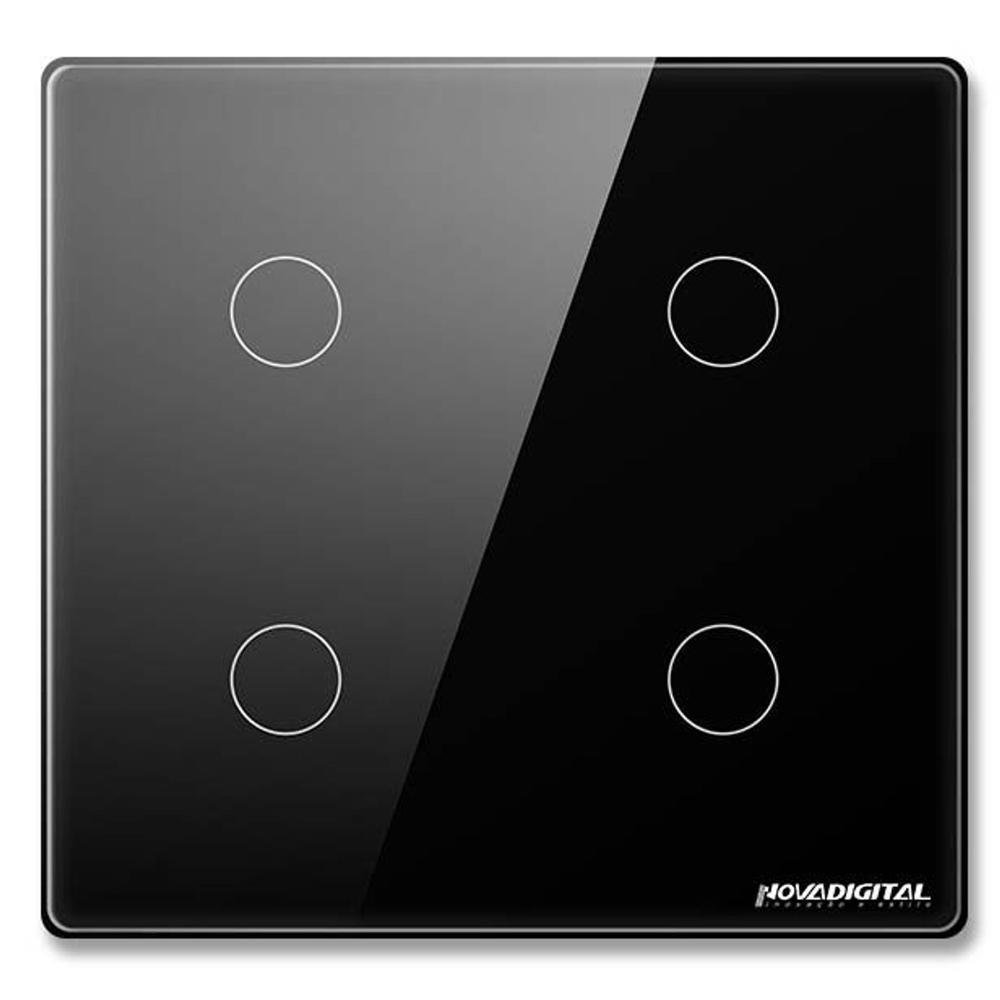 Interruptor Smart 4x4 Wifi 4 Botões Touch KaBuM