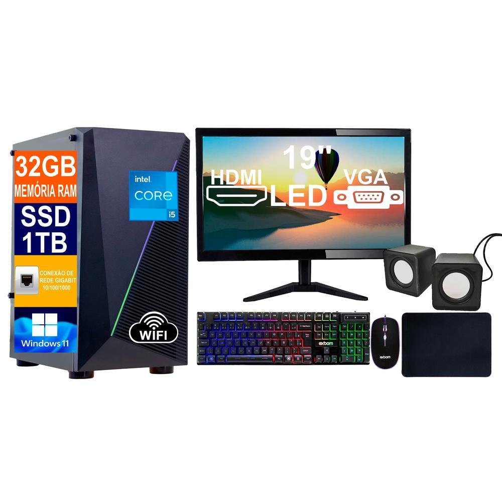 Computador Intel Core I5 7500 sétima Geraço KaBuM
