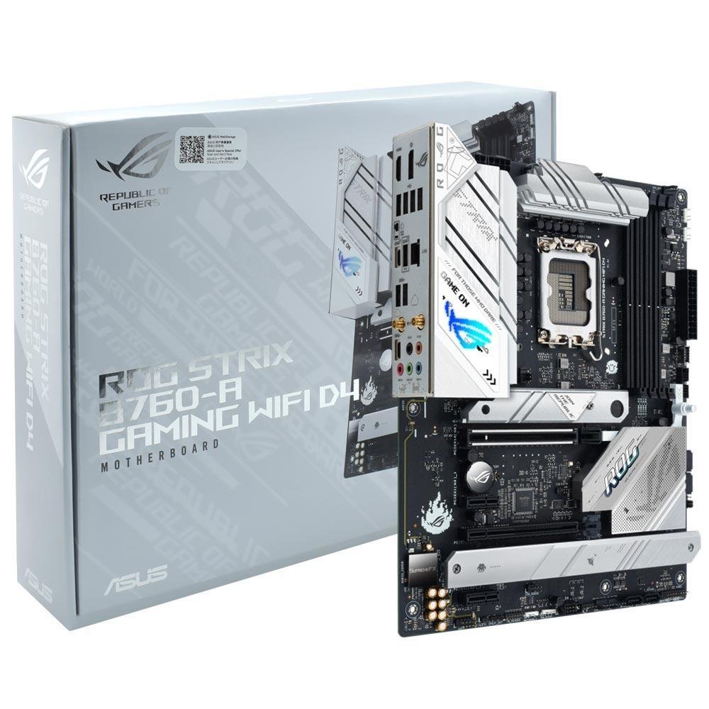 Placa Me Asus Rog Strix B760a Gaming WIFI KaBuM