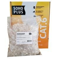 25x Conector RJ45 CAT6 Soho Plus Furukawa KaBuM