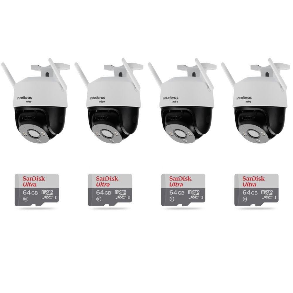 4 Câmeras WIFI 360 Im7 FULL Color KaBuM