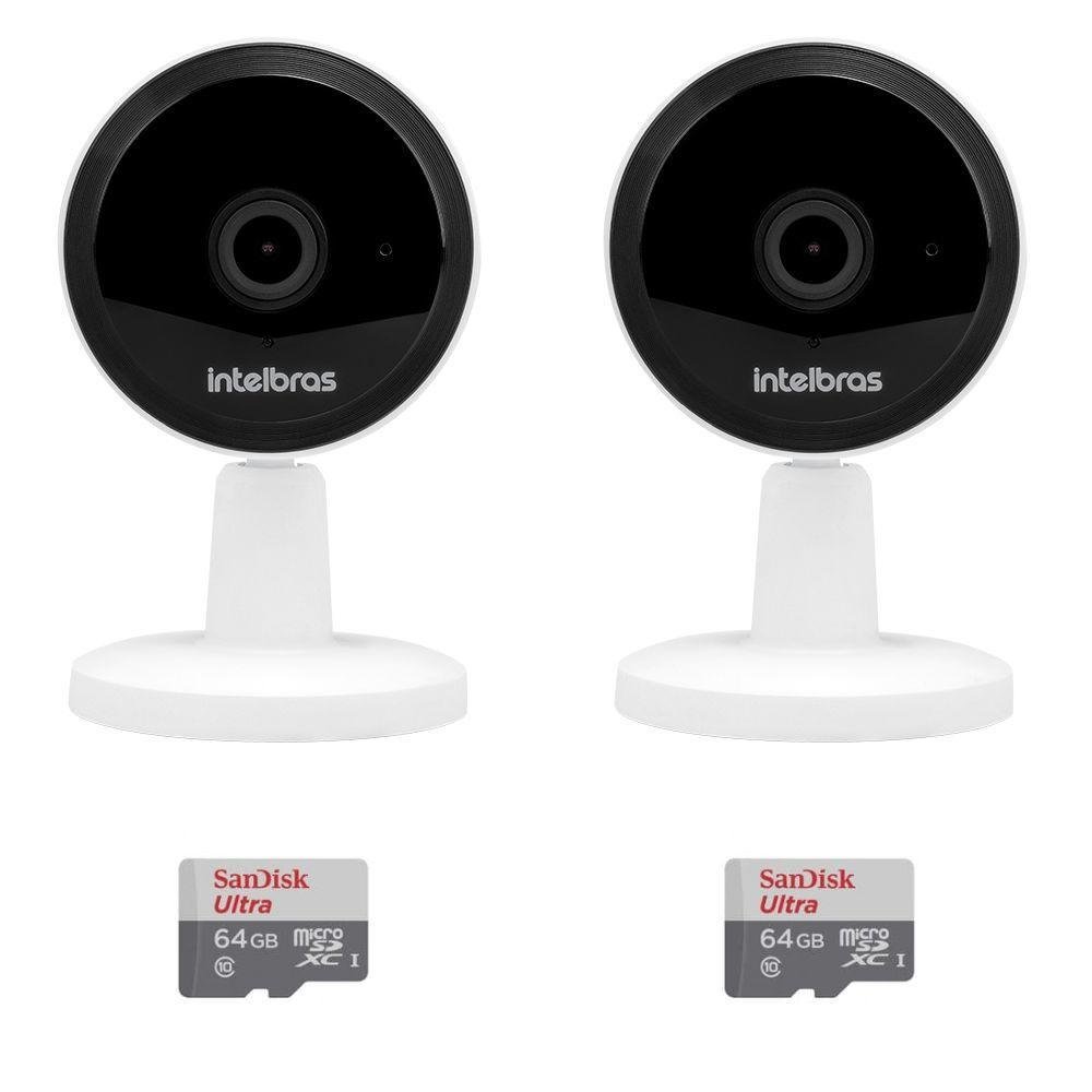 2 Câmeras WIFI Imx1 Micro Sd 64GB Ultra KaBuM