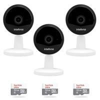 3 Câmeras WIFI Imx1 Micro Sd 32GB Ultra KaBuM