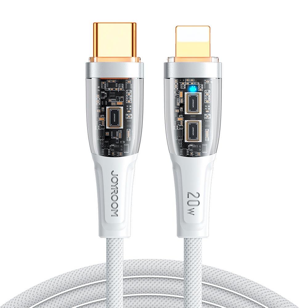 Cabo Lightning Joyroom Para USB C Branco KaBuM