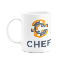 Caneca Dev Chef Cerâmica 325ml Branca KaBuM