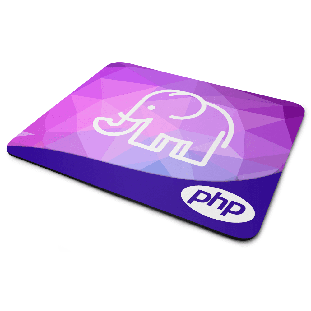 Mouse Pad Dev PHP de Borracha 24x20cm KaBuM