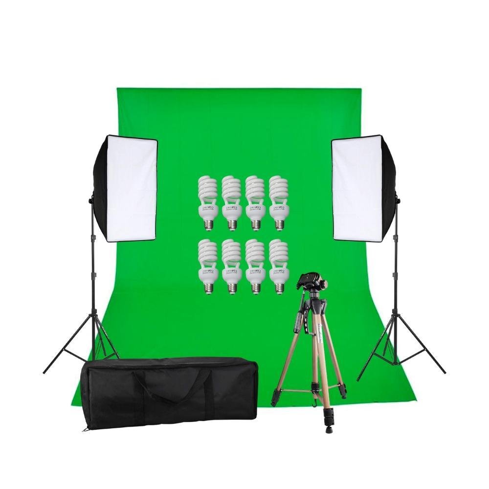 Estúdio Softbox Chroma Key Tripé KaBuM
