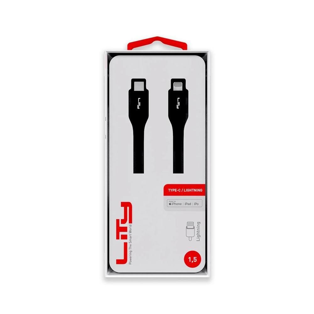 Cabo USBC Lity Para Lightning 15m Preto KaBuM