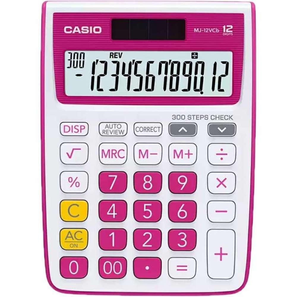 Calculadora Casio Mj12vcbrd Rosa KaBuM