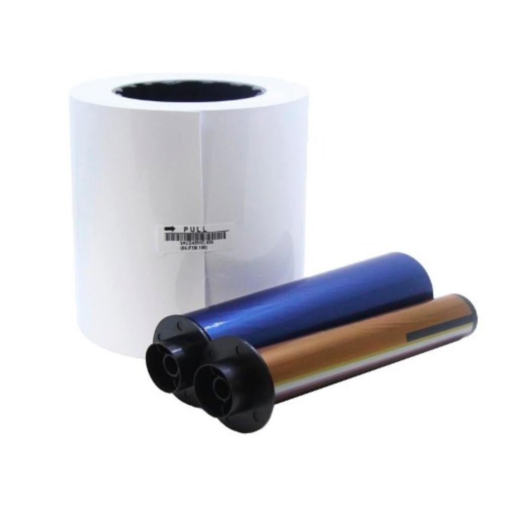 Papel E Ribbon Hiti P510 100 Carteirinha KaBuM