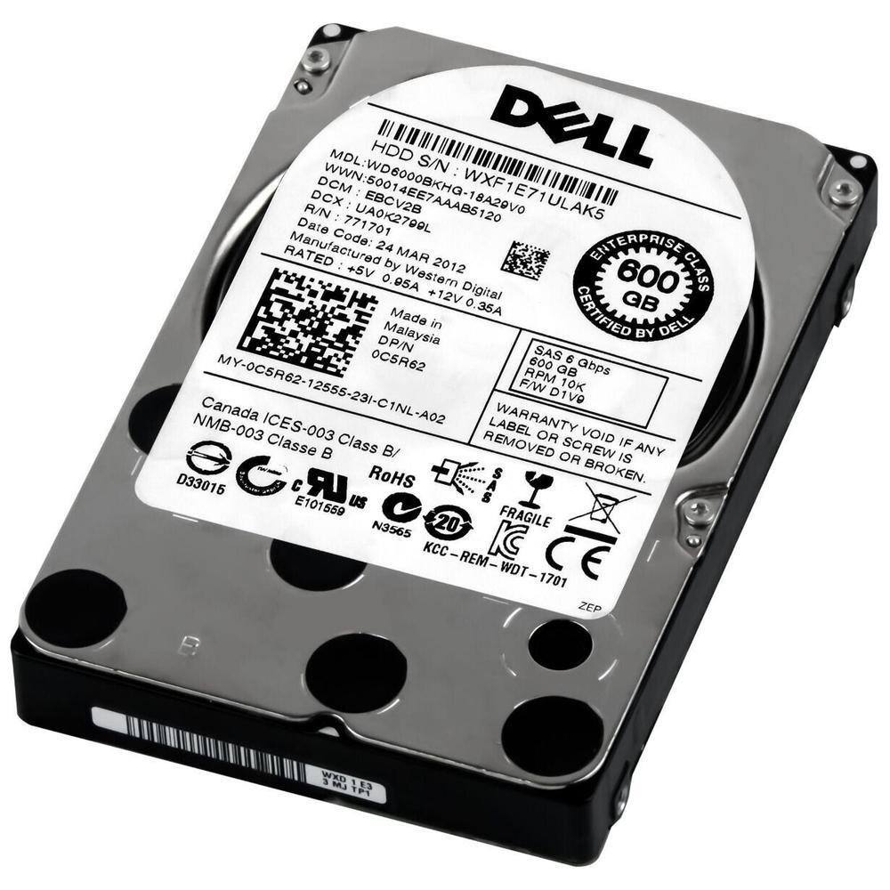 HD Dell 600GB Sas 25 KaBuM