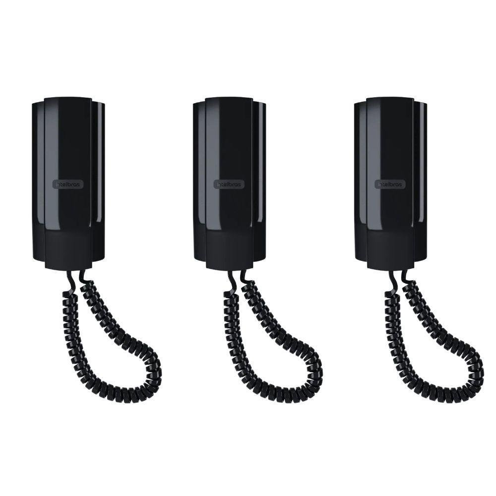 3 Interfones Intelbras Tdmi 300 Condominio KaBuM