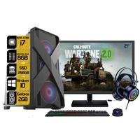 Pc Gamer Completo I7 8GB Vídeo 2GB SSD 256GB