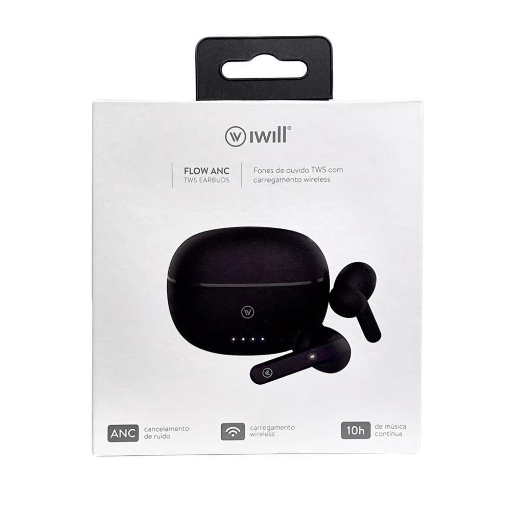 Fone de Ouvido Iwill Flow Anc Bluetooth TWS KaBuM
