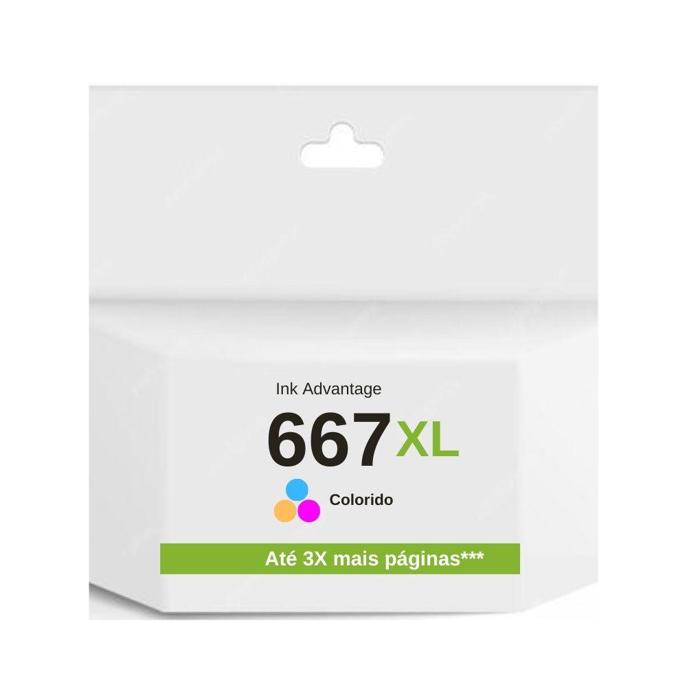 Cartucho 667xl 667 Xl Colorido Origin KaBuM