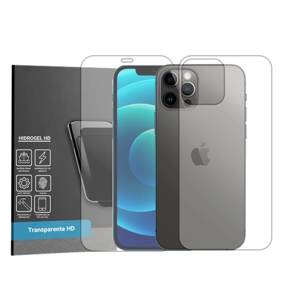 Película Hidrogel Hd Frente E Verso Para Iphone