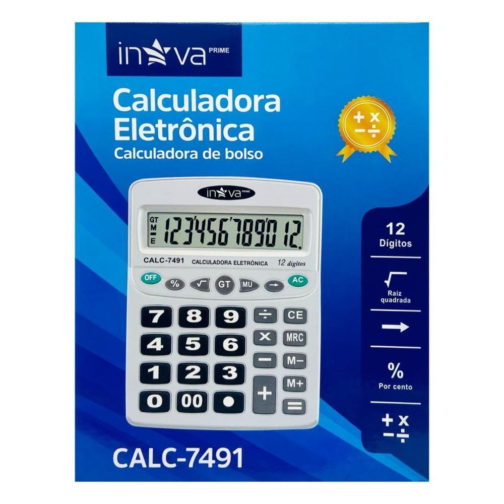 Calculadora Eletrônica Inova inv791 KaBuM