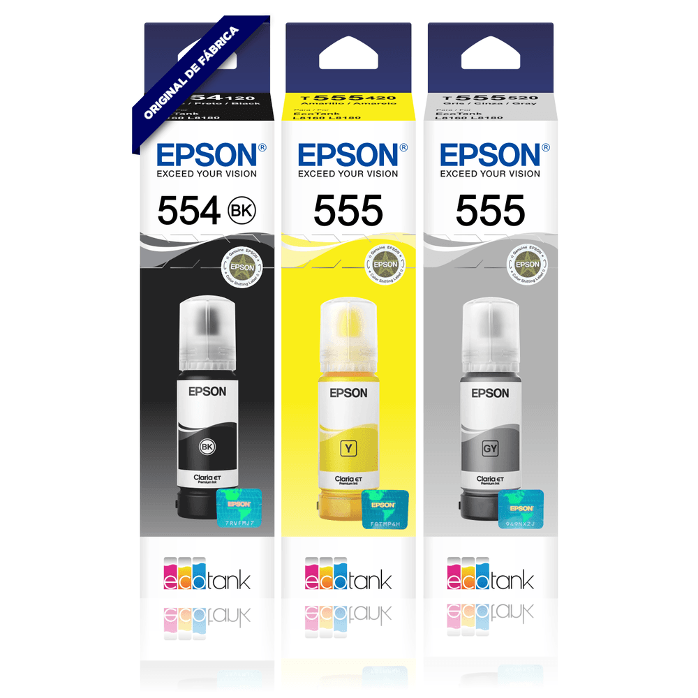 Tintas Originais Epson KaBuM
