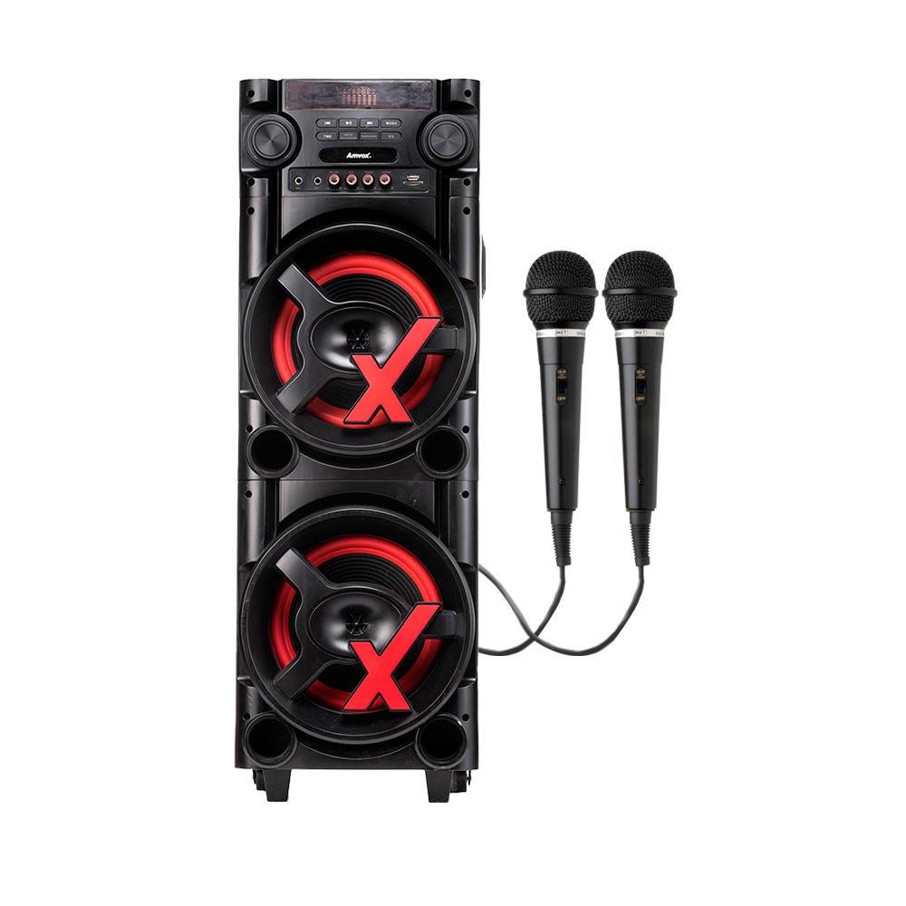 Caixa De Som Amvox Aca1000 Newx LED PowerX KaBuM