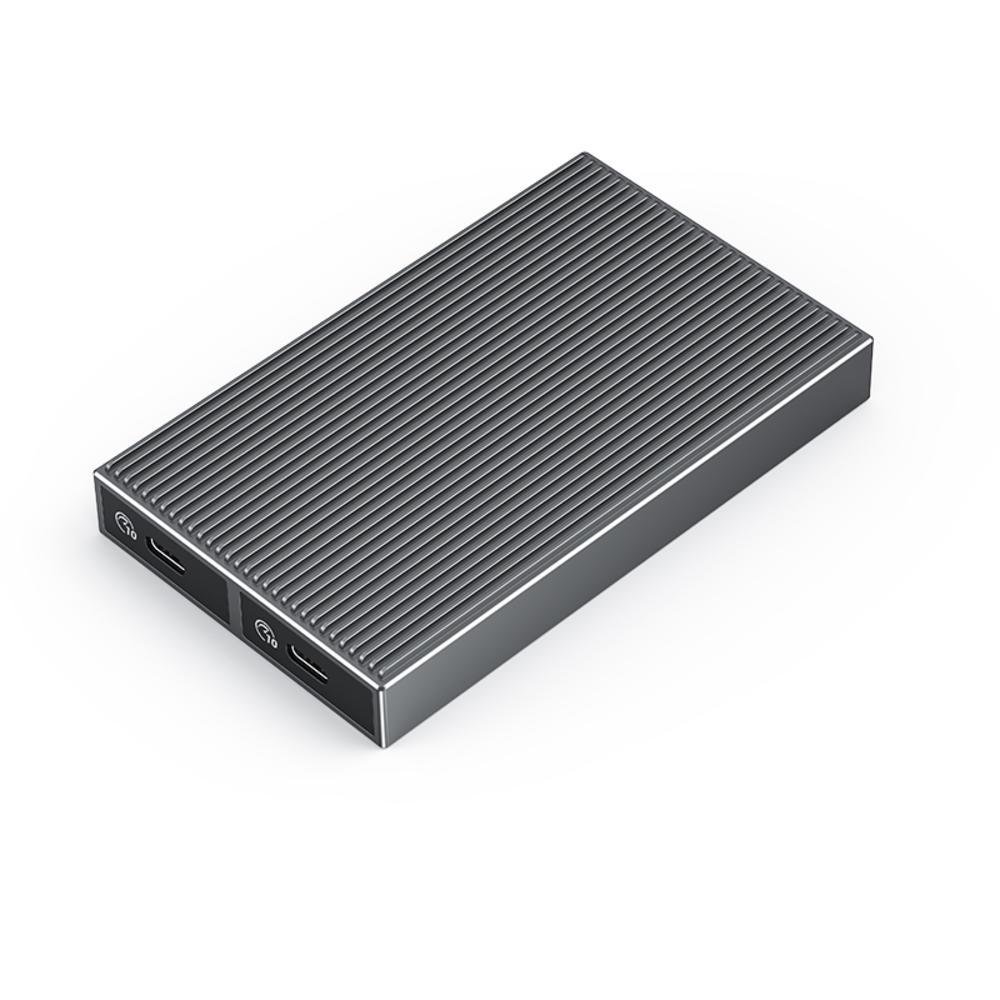 Case Duplo Para SSDs M2 NVMe SATA Cinza KaBuM