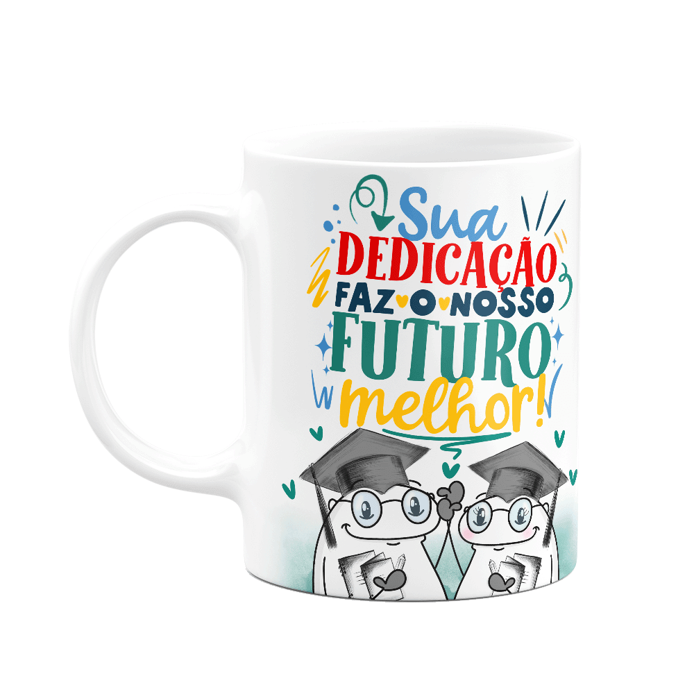 Caneca Flork Professor Sua Dedicaço KaBuM
