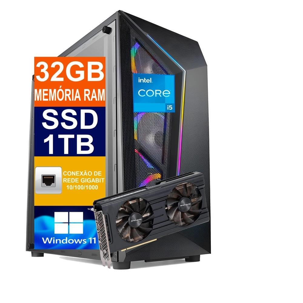 Pc Computador Gamer Intel Core I5 12400f Windows